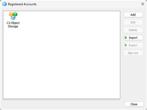 Explore And Manage C2 Object Storage Data On A Client Computer
