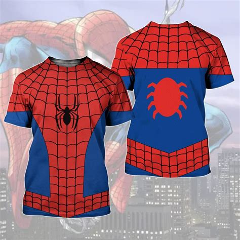 Spiderman Costume 3d Shirt Spiderman Cosplay Halloween Party 3d Shirt
