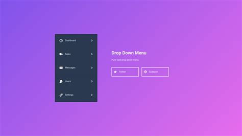 swanky pure css drop down menu v2 0