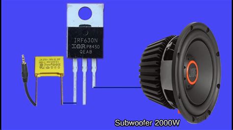 Diy Simple Ultra Bass Pre Powerful Amplifier Irf630n Mosfet Simple Circuit At Home Youtube