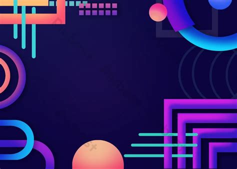 Sci Fi Abstract Geometric Gradient Colorful Sci Fi Background Psd