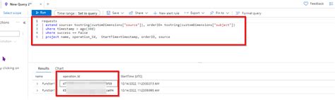 Azure Application Insight How Can I Make Left Join From Request To