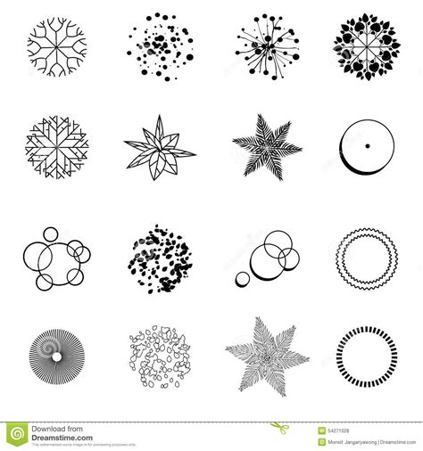 Tree Plan Silhouette Vector Trees Top View Landscape Design Tree Plan