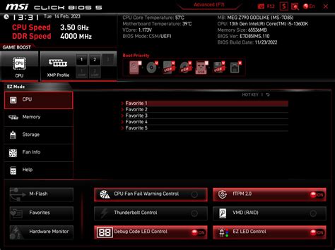 MSI Click BIOS One Click Optimization For Intel AMD Motherboards Effortlessly And Efficiently