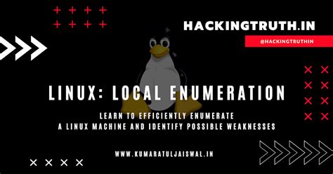 Tryhackme Linux Local Enumeration Hacking