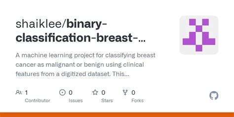 Github Shaikleebinary Classification Breast Cancer A Machine