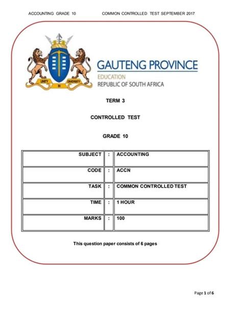 Grade Controlled Test Docx