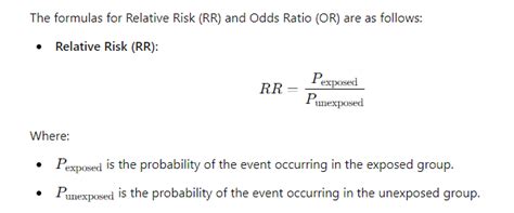 Relative Risk And Odds Ratio In Spss Explained Calculating