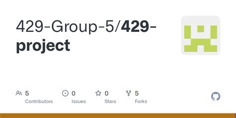 Github 429 Group 5429 Project