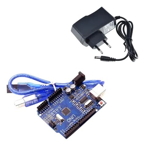 Placa Compatível Com Arduino Uno R3 Atmega328 Smd Com Fonte Mercadolivre