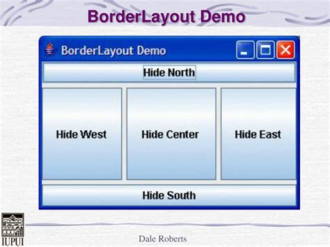Ppt Gui Programming Using Java Layout Managers Powerpoint