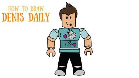 How To Draw A Roblox Noob Easy