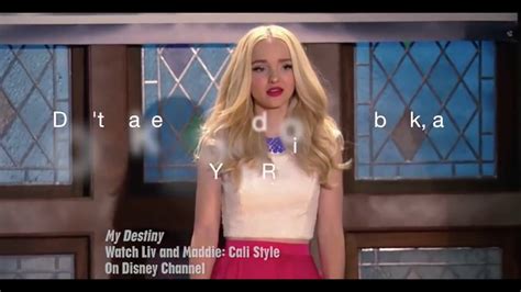 Liv And Maddie Cail Style Sing It Live Finale My Destinydove Cameron Youtube