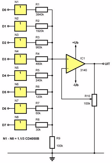 Cd4050 схема включения 80 фото