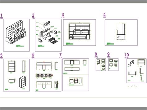 Mueble Dormitorio En Autocad Descargar Cad 648 65 Kb Bibliocad