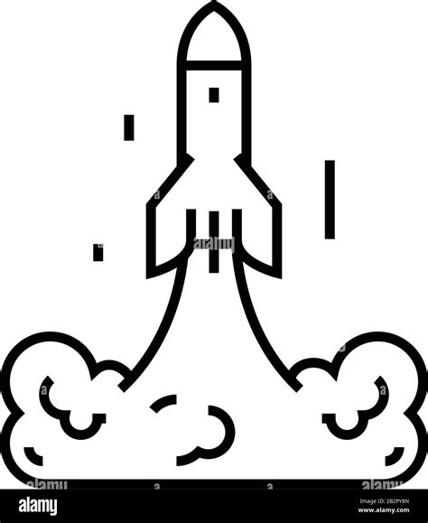 Suttle Flight Line Icon Concept Sign Outline Vector Illustration Linear Symbol Stock Vector