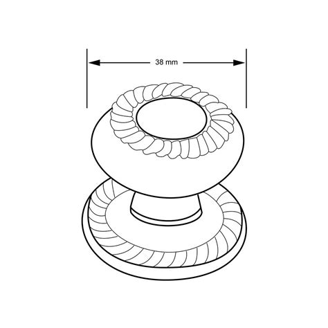 Classic Expression Iii Collection Solid Brass 1 12 Diameter Knob