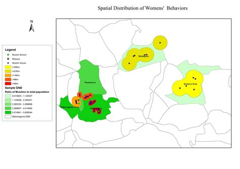 Spatial Distribution Of Women S Behaviors Download Scientific Diagram