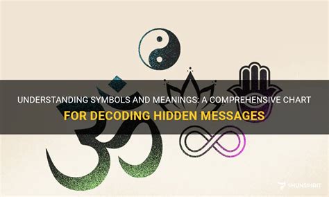 Understanding Symbols And Meanings A Comprehensive Chart For Decoding