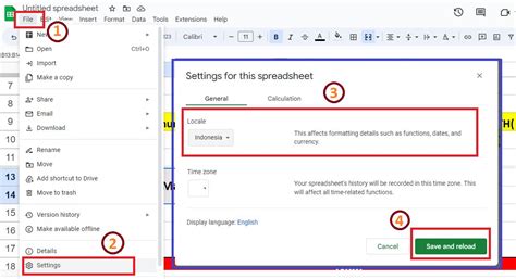 Cara Merubah Format Tanggal Ke Bahasa Indonesia Di Spreadsheet Neicy