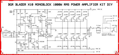 SKEMA RANGKAIAN AMPLIFIER Rangkaian Tone Kontrol