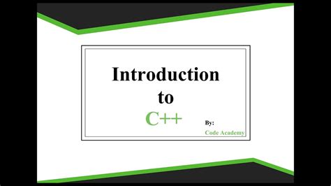 3 C Syntax Output And Comments By Code Academy Youtube