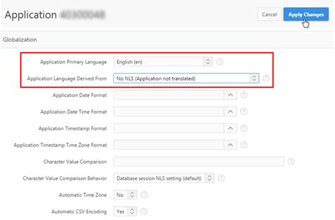 Translating An Application In Oracle Application Express 50