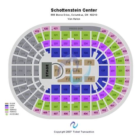 Schottenstein Center Seating Chart With Rows Cabinets Matttroy