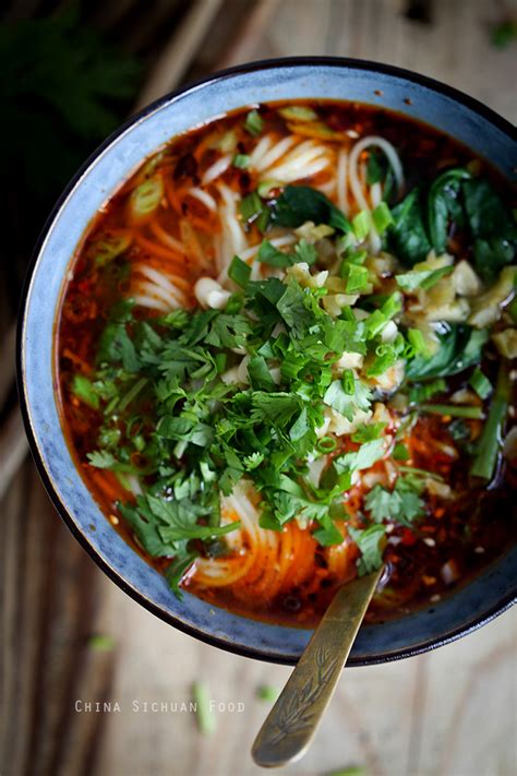 Chongqing Noodles China Sichuan Food