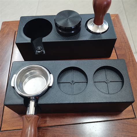 Badu Bg 58 мм дистрибутор за еспресо Кафе Тампер Портафилтър Стойка Поддържаща основа Поставка