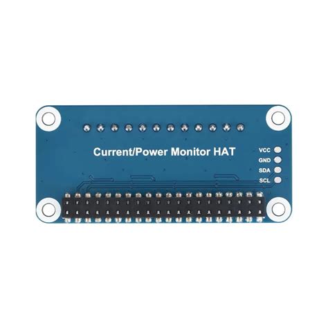 Waveshare Currentvoltagepower Monitor Hat For Raspberry Pi 4 Ch I2c