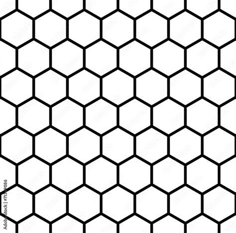 A Seamless Hexagonal Pattern Stock Vector Adobe Stock