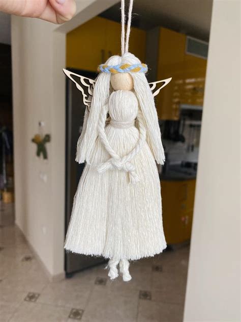 Ангел макраме — ціна 300 грн у каталозі Декоративні елементи Купити товари для дому та побуту за