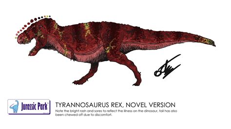 Artstation Jurassic Park Tyrannosaurus Rex Novel Version