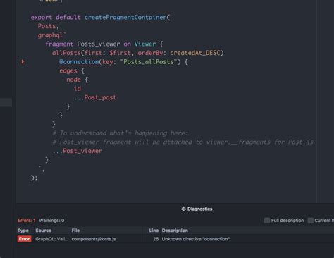 Unknown Directive Connection Issue 15 Rmosolgo Language Graphql