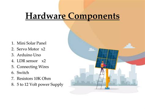 Arduino Based Automatic Solar Trackerpptx Power And Energy Industry
