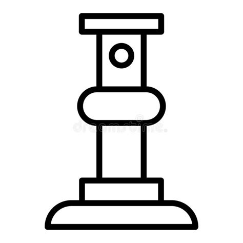 Scaffold Support Bar Icon Outline Style Stock Vector Illustration Of