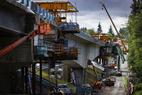 The Light Rail Bridge Spectacle Youve Eyeballed For So Long Nears The