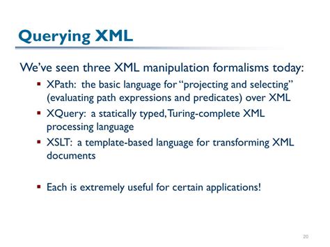 Ppt Querying Xml Xquery And Xslt Powerpoint Presentation Free Download Id1307670