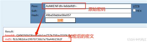一篇讲清楚什么是密码加密和加盐算法 附java代码实现密码加盐 Csdn博客