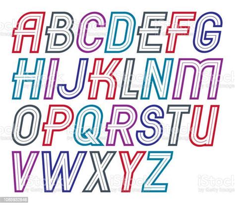 빈티지 창조적인 스크립트 레트로 포스터 디자인 요소로 사용 하기 위해 현대 대담한 둥근된 알파벳 문자 집합 벡터 볼드체에 대한 스톡 벡터 아트 및 기타 이미지 Istock