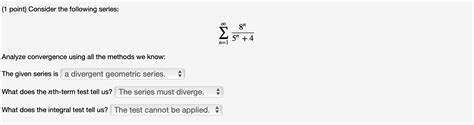 Solved Point Consider The Following Series Analyze Chegg