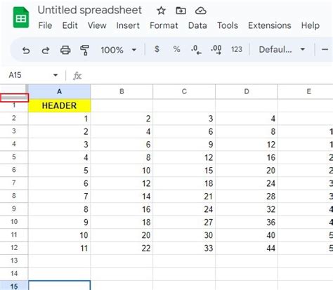 How To Freeze A Row In Google Sheets A Beginners Guide