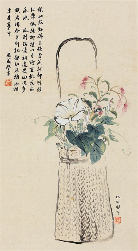 花卉 林徽因 听雨楼美术馆 画廊主页 雅昌艺术网