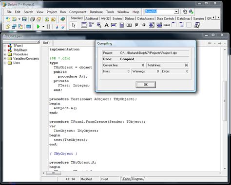 Delphi Is There Any Convention For Data Fields Coming Before Or After The Methods In Class