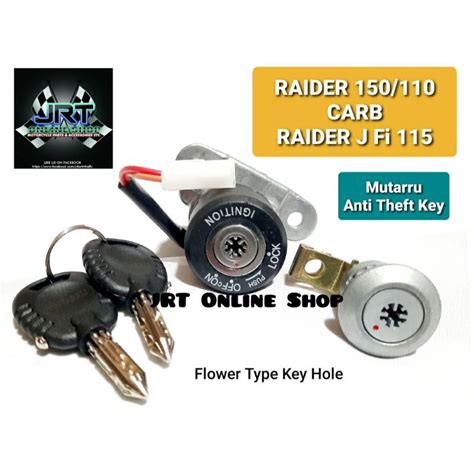 Suzuki Raider J 115 Fi Mutarru Anti Theft Key Shopee Philippines