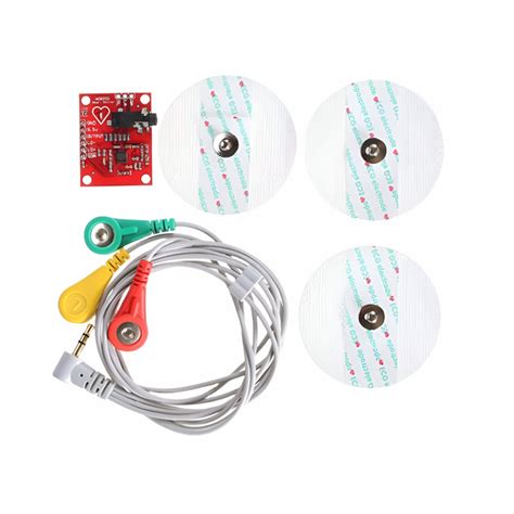 Heart Rate Monitor Kit With Ad8232 Ecg Sensor Module Good Quality Only Onn Kitsguru
