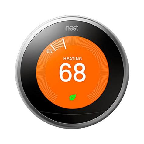 Nest 3rd Generation Learning Thermostat With 1 Year Extended Warranty Stainless Steel Pricepulse
