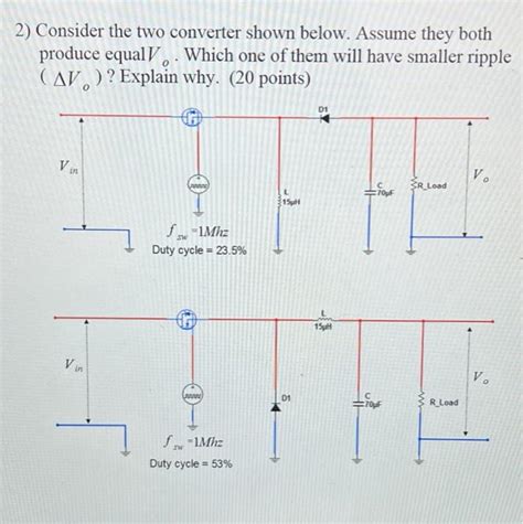 Solved 2 Consider The Two Converter Shown Below Assume Chegg Com