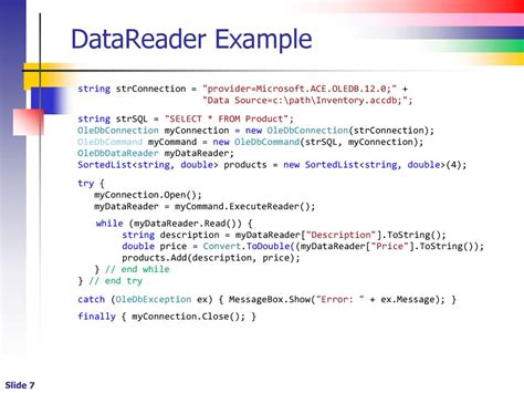 Lecture Set B New Introduction To Databases Database Processing The Connected Model Using